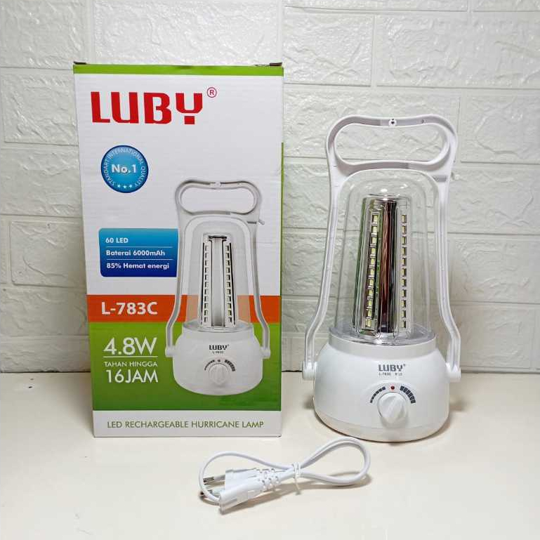 Jual LAMPU CAS LED / EMERGENCY LUBY L-783C 4,8 WATT | Shopee Indonesia
