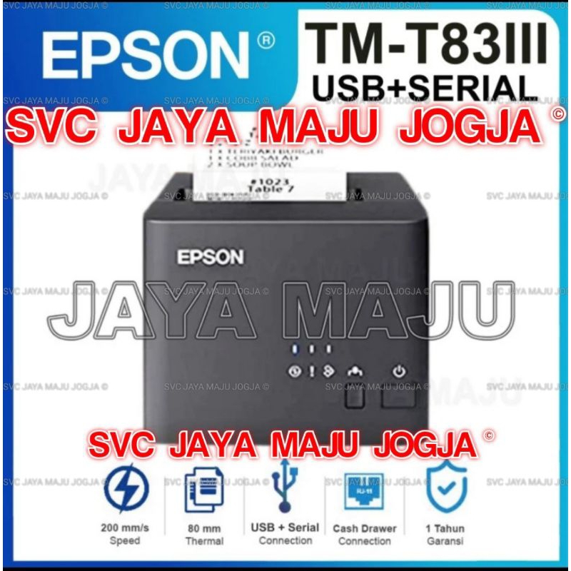 Jual EPSON TM T83 III - (511) USB SERIAL SPEED 200 MM/S -- (522) USB ...