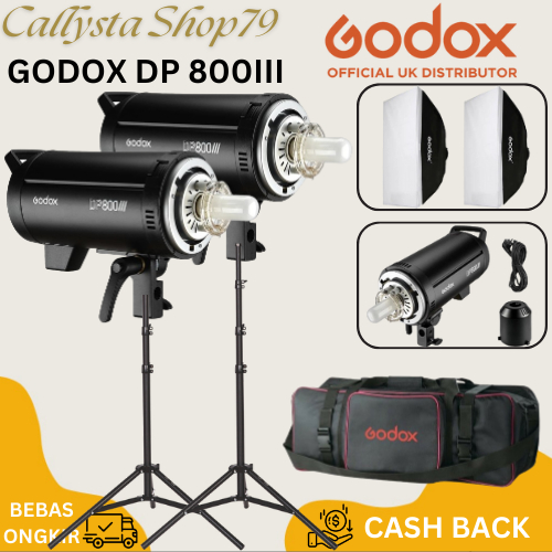 Jual PAKET STUDIO FLASH DP-800 III DP800 GODOX KITS | Shopee Indonesia