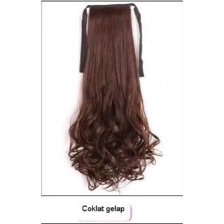Jual { OMG } Rambut Palsu Keriting Bergelombang Panjang dengan Tali ...