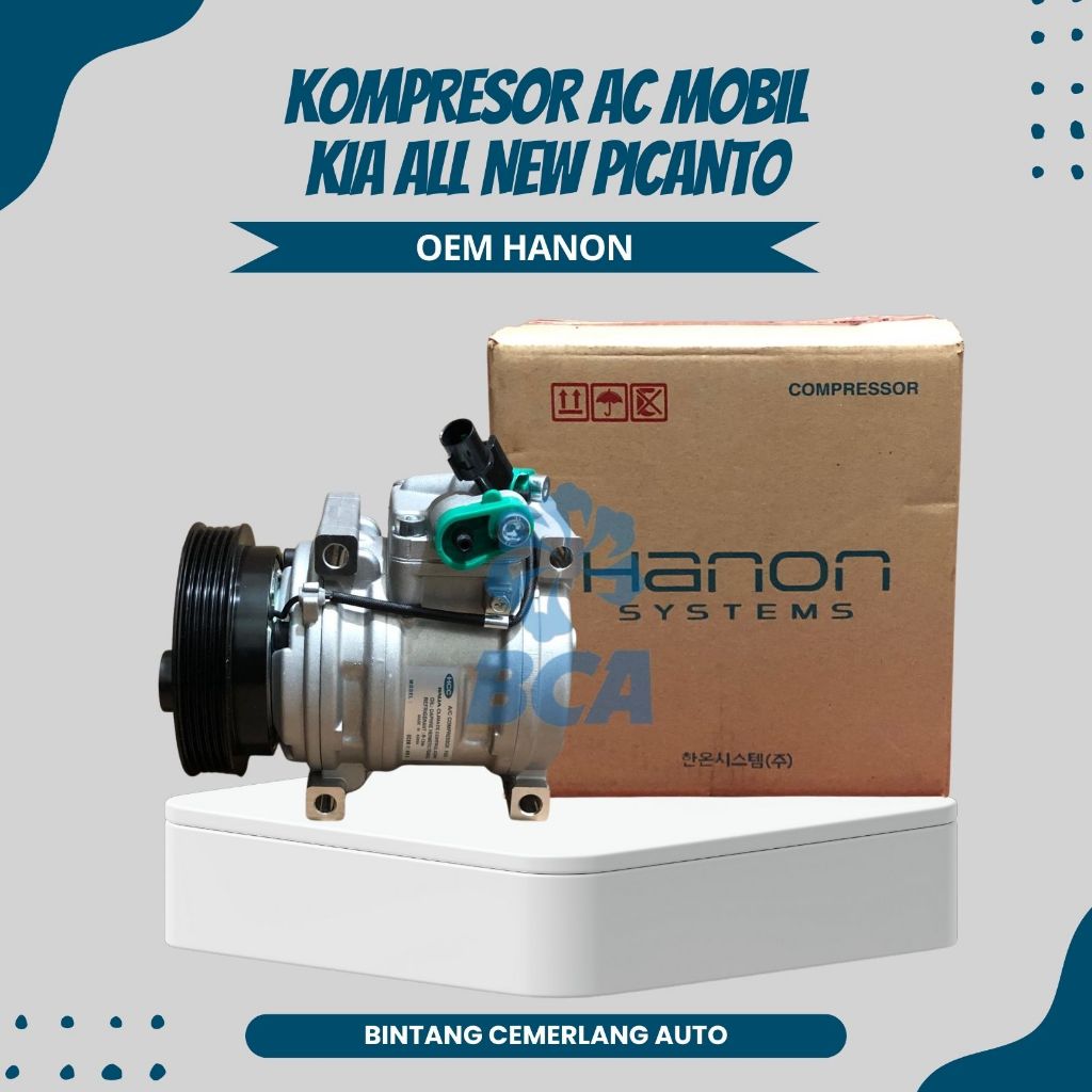 Jual COMPRESSOR KOMPRESOR AC Mobil KIA All New Picanto OEM HANON ...