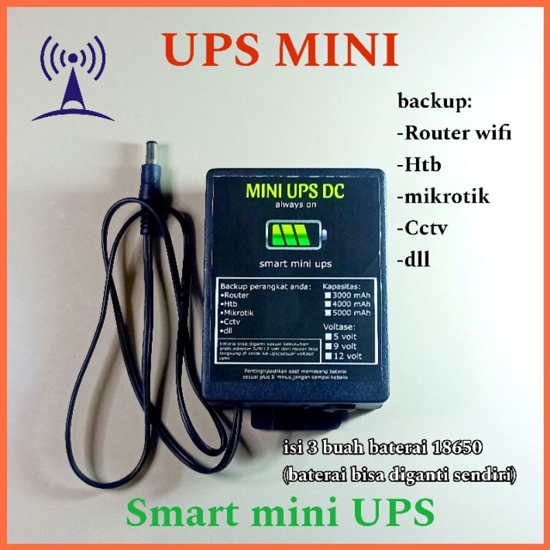 Jual Ups mini DC 12 dan 5 volt Always on _SMART MINI UPS | Shopee Indonesia