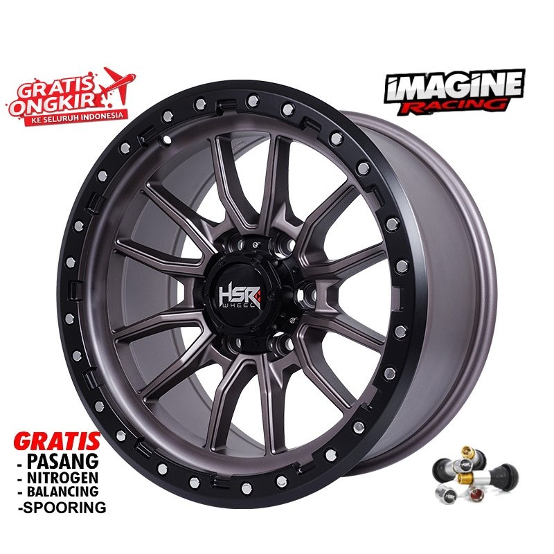 Jual VELG MOBIL RACING HSR REVIVE R18 UTK PCD 6X139,7 PAJERO FORTUNER TRITON HARDTOP RANGER ...