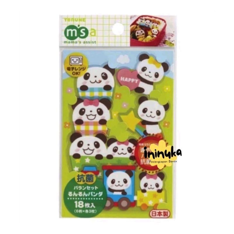 Jual [Torune] Bento Divider Baran Set Run-Run Panda Hiasan Bento ...