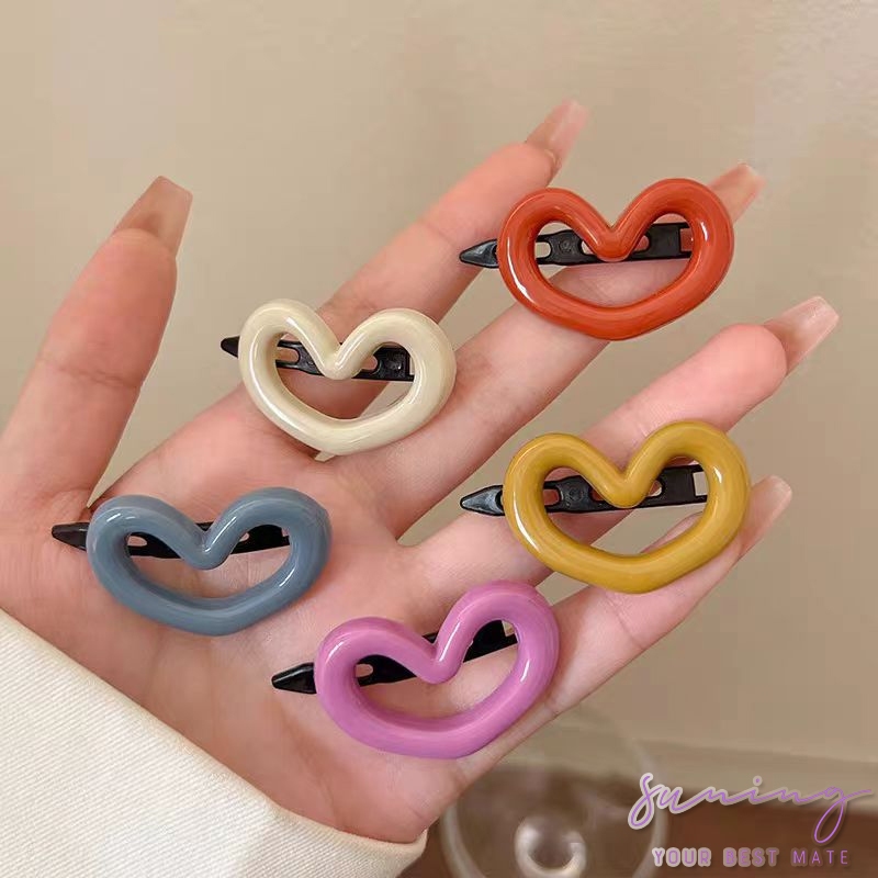 Jual Jepit Poni Rambut Mini Seamless Clip Hairclip Kecil -Suning Mall ...