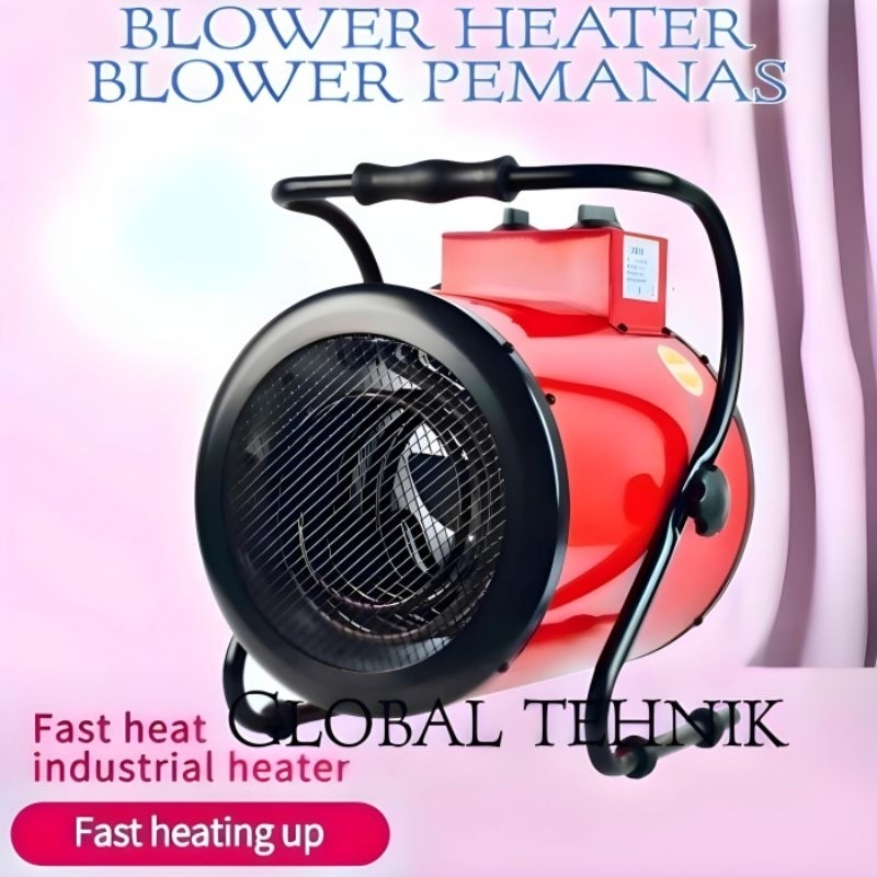 Jual blower heater pemanas kandang ayam blower pemanas ruangan 5kw 380 ...
