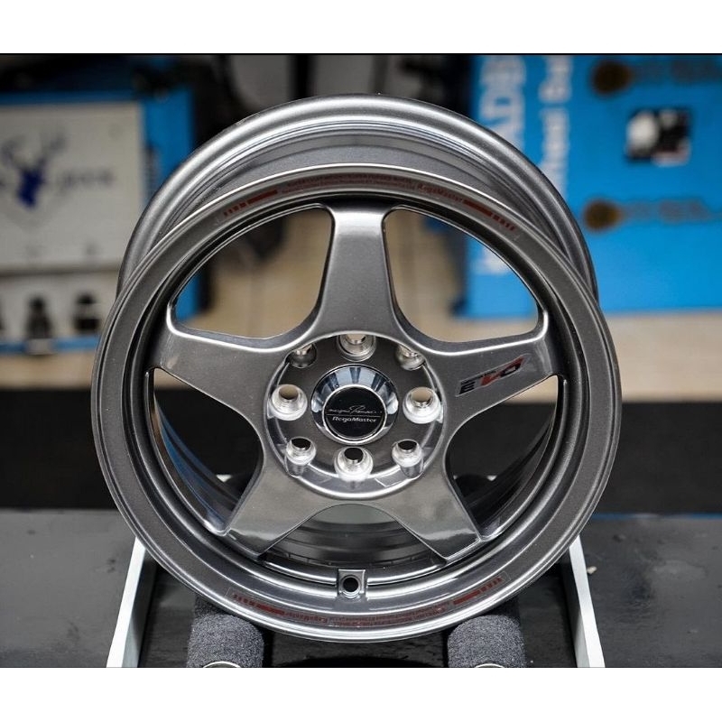 Jual New velg mobil racing ring 14 EVO REGAMASTER velg r14 mobil agya ...