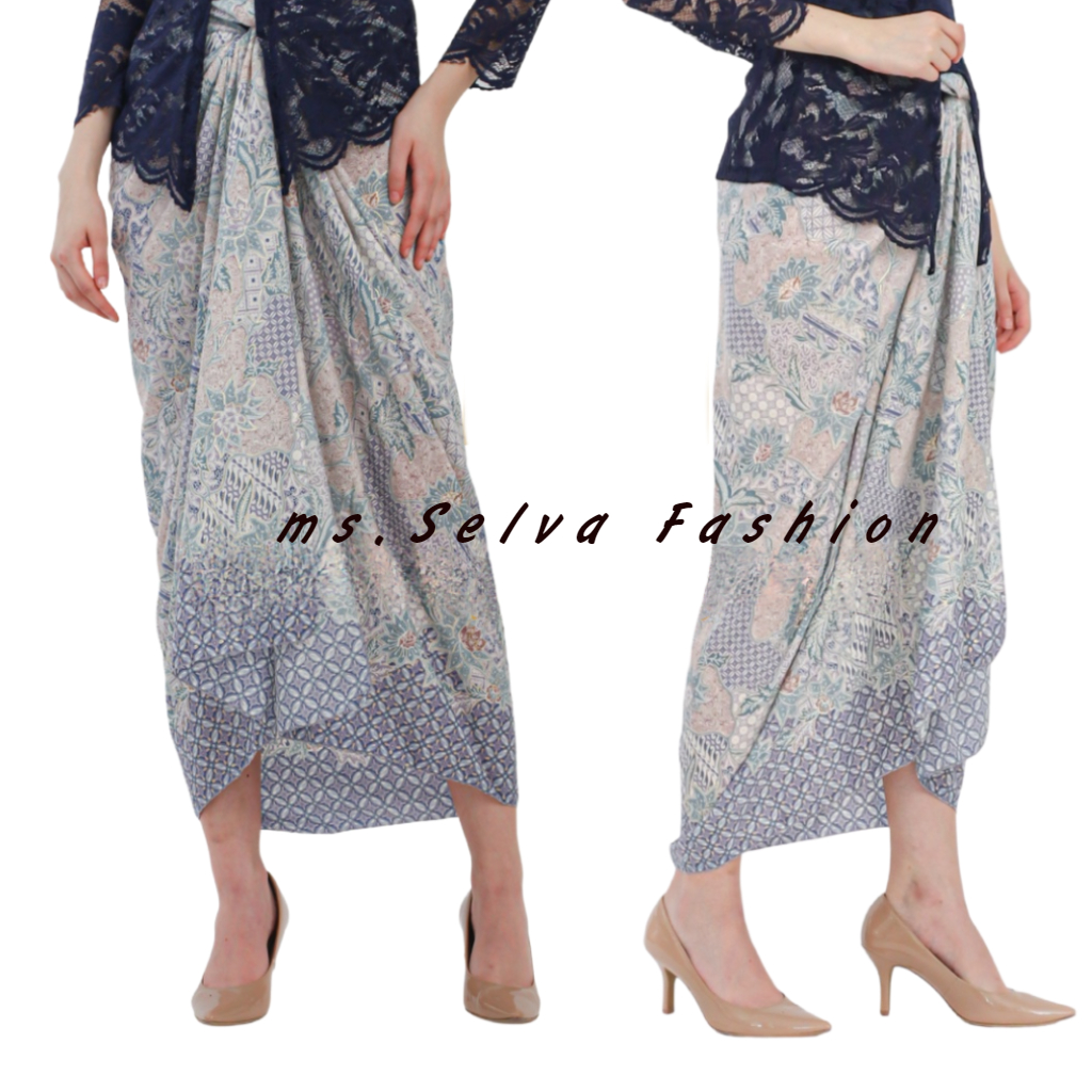 Jual Rok Lilit Batik Modern | Rok Lilit Batik Warna Pastel | Rok ...