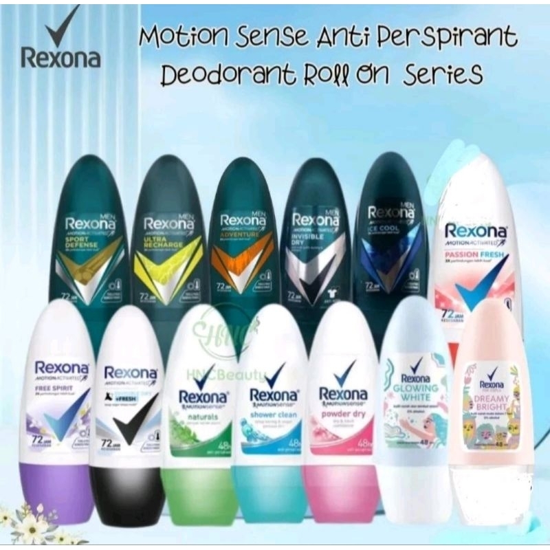 Jual REXONA Roll On Deodorant Antiperspirant 40ml | Shopee Indonesia