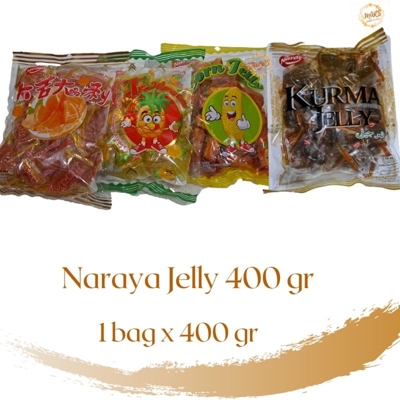 Jual Naraya Orange/Nanas/Corn/Kurma Jelly Candy | Shopee Indonesia