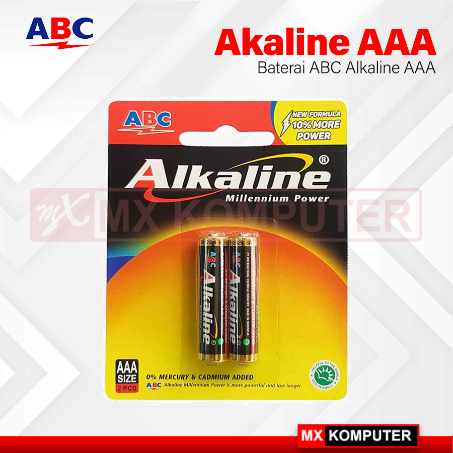 Jual Baterai ABC Alkaline AAA Remote A3 - Size AAA | Shopee Indonesia
