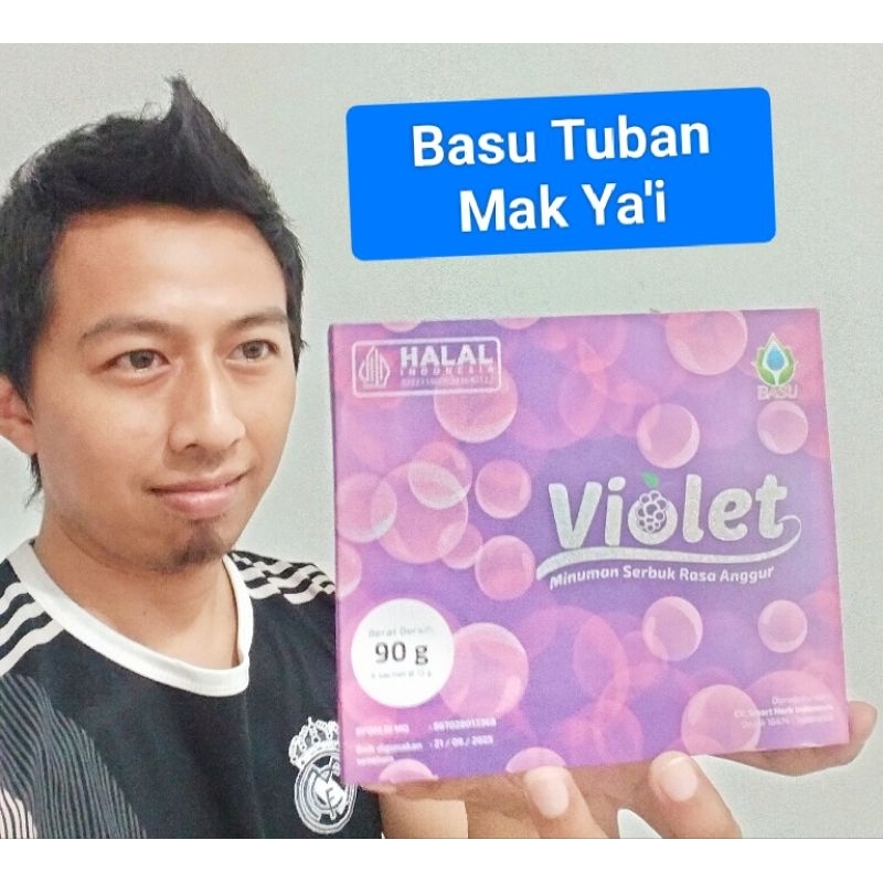 Jual [BASU] Tsubasu VIOLET COLLAGEN 1 Paket / Box isi 6 Sachet Berat 15G | Shopee Indonesia