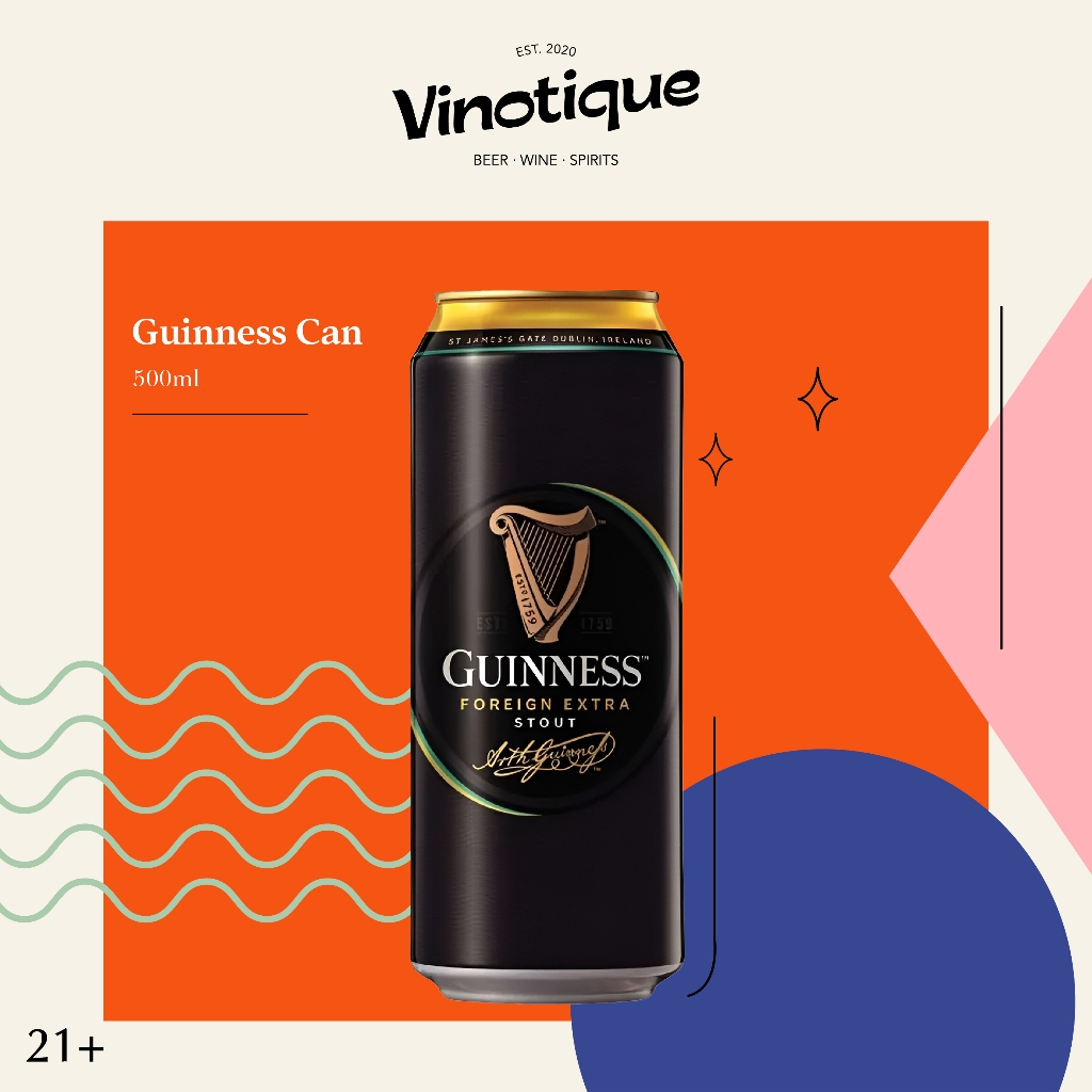 Jual Guinness Can 500ml - 5 Can | Shopee Indonesia