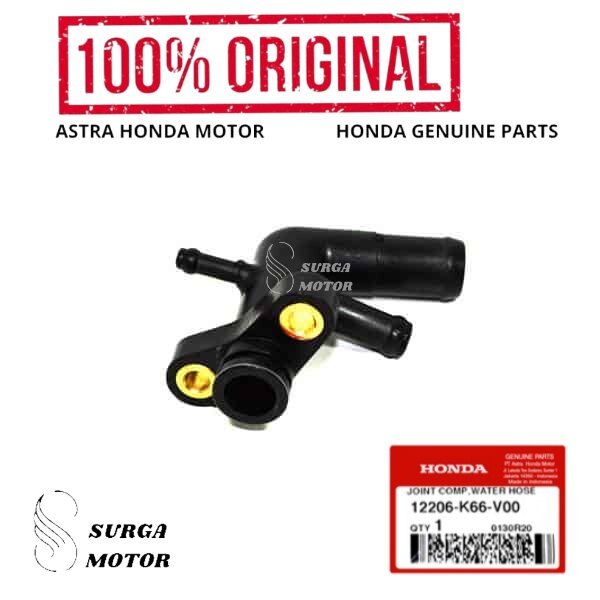 Jual Saluran Sambungan Selang Pompa Air Radiator Honda Vario 125 150 LED PCX ADV Joint Comp ...