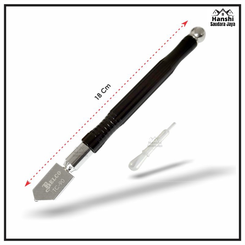 Jual Pisau Potong Kaca Glass Cutter Alat Pemotong Kaca Gagang Besi ...