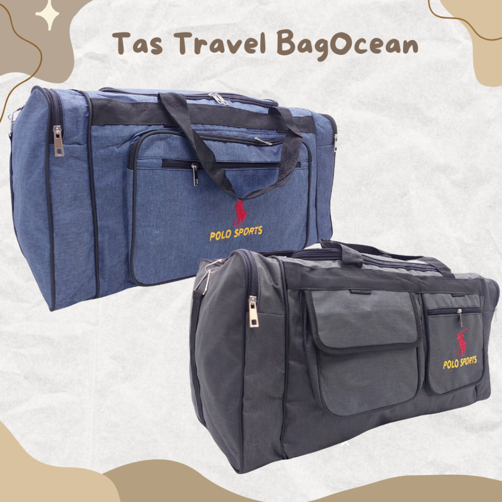 Jual TAS TRAVEL KANVAS POLO SPORT BARU / Tas Pakaian POLO MURAH BESAR ...