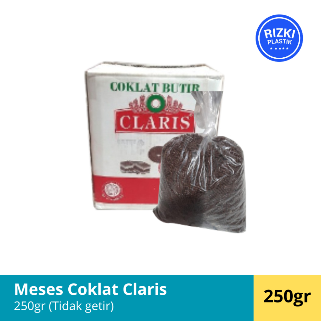 Jual Meses Cokelat Coklat Claris 250 GR Repack | Shopee Indonesia