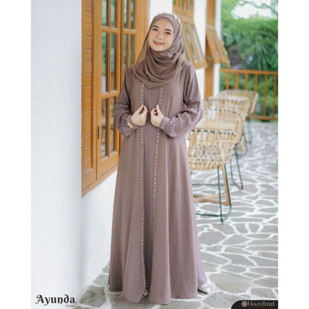 Jual abaya remaja aesthetic-baju lebaran 2024 remaja model baru-ayunda ...