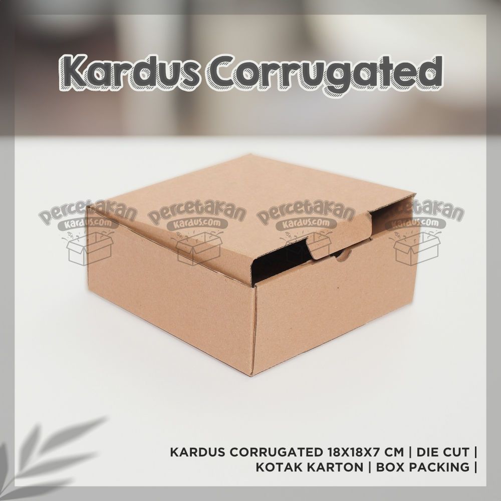 Jual Kardus Corrugated 18x18x7 CM | Die Cut | Kotak Karton | Box Packing Souvenir Pizza | Shopee ...