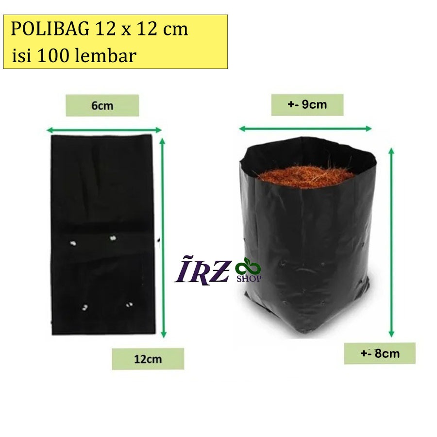 Jual polibag 12 cm isi 100 lembar | Shopee Indonesia