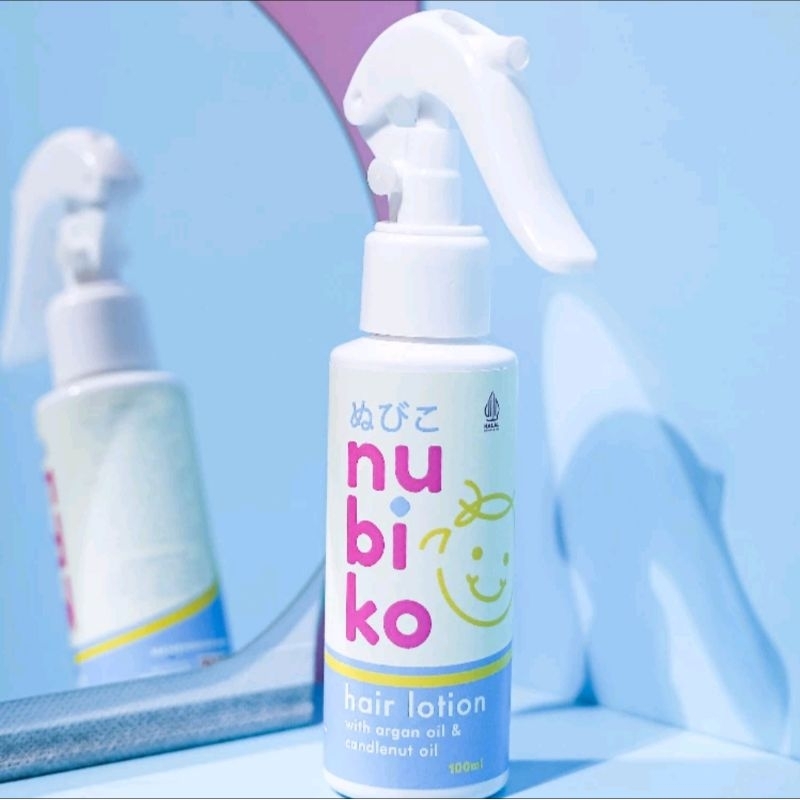 Jual NUBIKO HAIR LOTION | ARGAN OIL & CANDLENUT OIL BABY | Shopee Indonesia