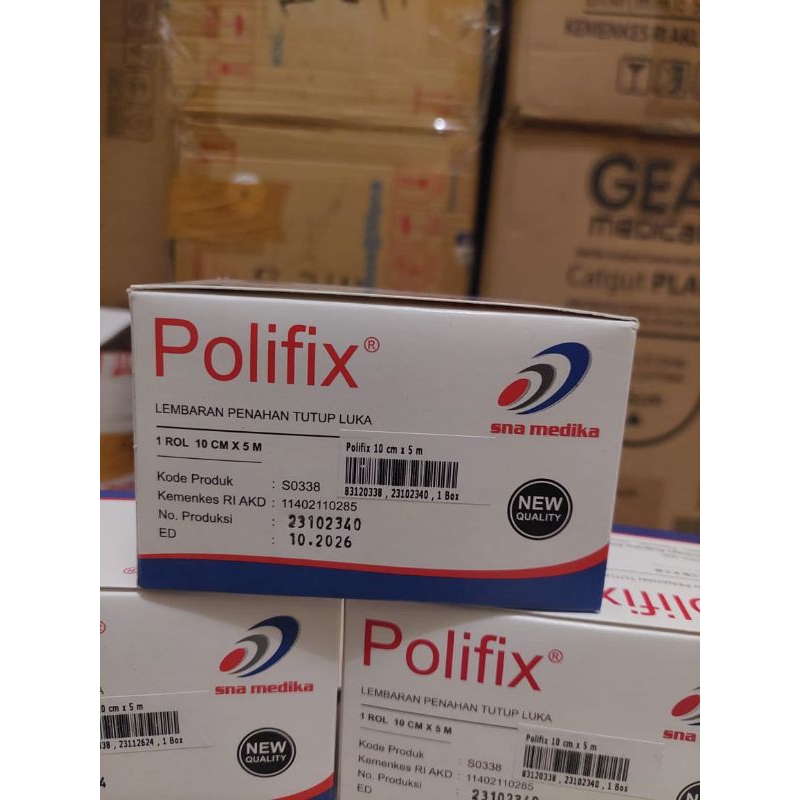 Jual polifix 10cm x 5m/plester polifix lembaran penutup luka 10x5 ...