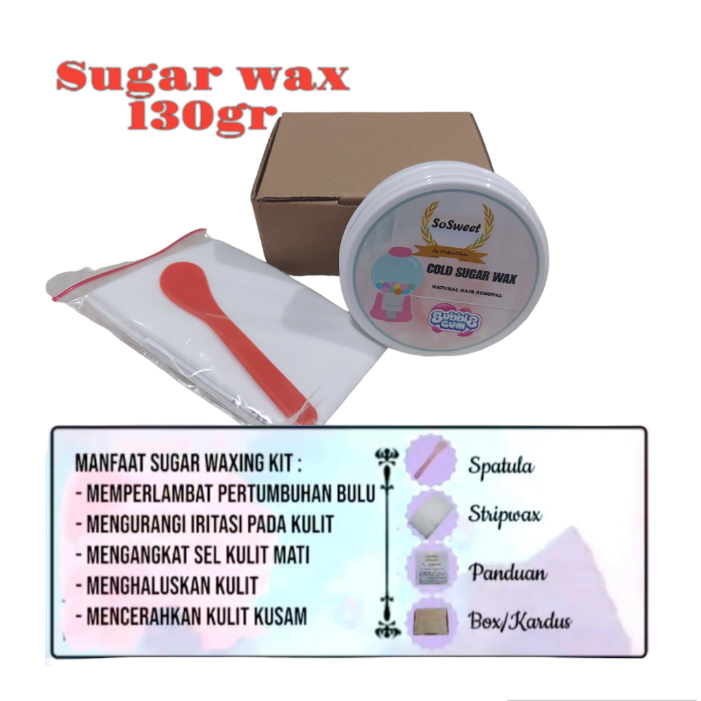 Jual Sugar Wax Waxing Kit Penghilang Bulu Kaki Tangan Ketiak Shopee Indonesia