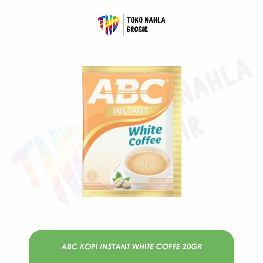 Jual Kopi ABC Instant White Coffe 20gr Kemasan Renceng Isi 10 Pcs ...