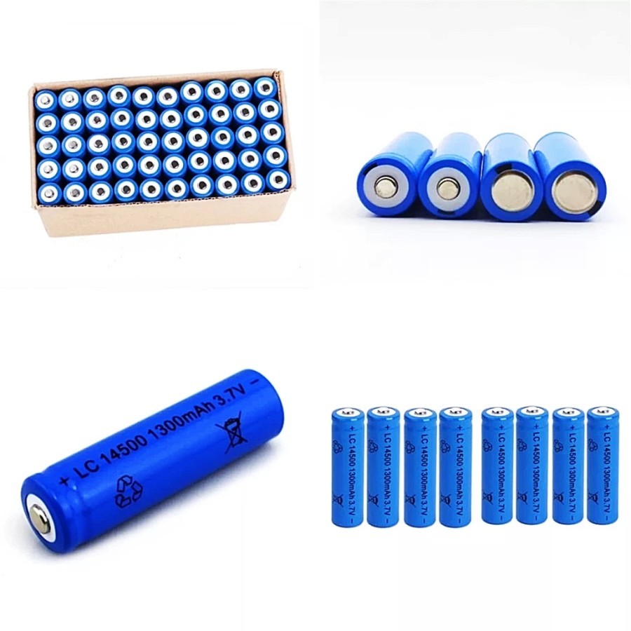 Jual Rechargeable AA 1300mah 3,7v baterai battery a2 batre charge cas ...