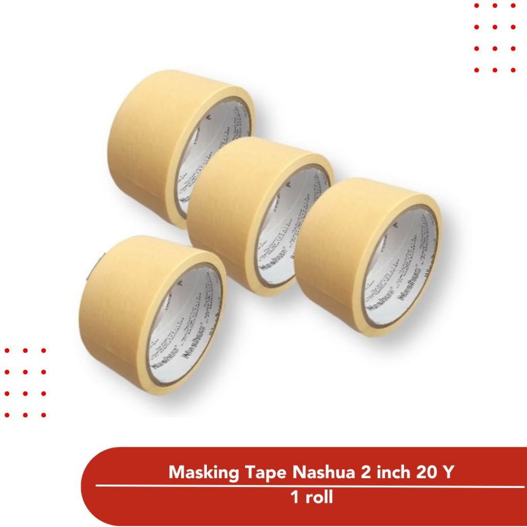 Jual Masking Tape / Lakban Kertas Nashua 2 Inch 20 Yard | Shopee Indonesia