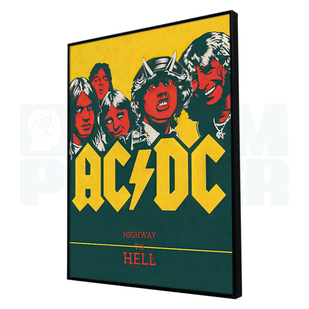 Jual Poster Band Frameblock Ukuran A3 30x40 cm | Poster Konser ACDC v1 ...