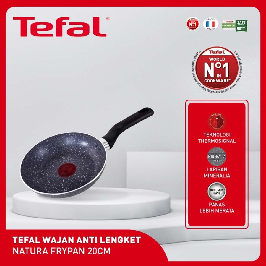 Jual Panci Penggorengan TEFAL Natura Wokpen Dan Frypan Teflon Wajan Anti Lengket | Shopee Indonesia