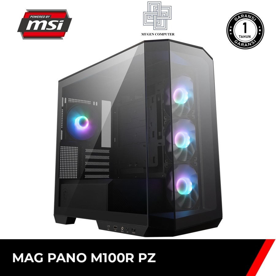 Jual Casing/Case PC/Komputer Gaming MSI MAG PANO M100R PZ m-ATX ...