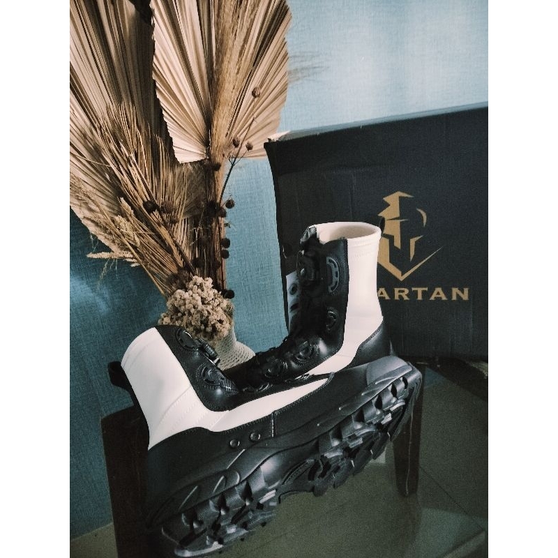 Jual sepatu pdl TNI polri provost full kulit model tali putar | Shopee ...