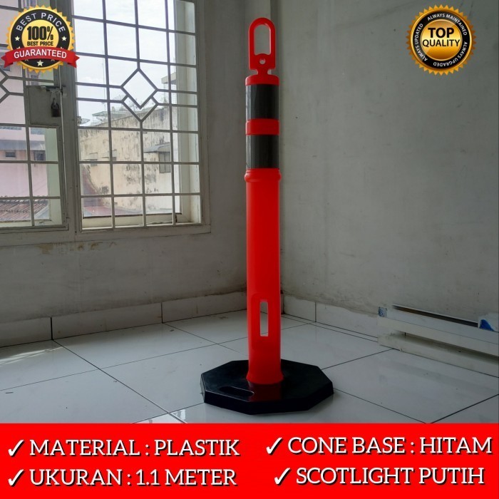 Jual STICK CONE STIK CON TRAFFIC SAFETY TIANG PEMBATAS PLASTIK JALAN ...