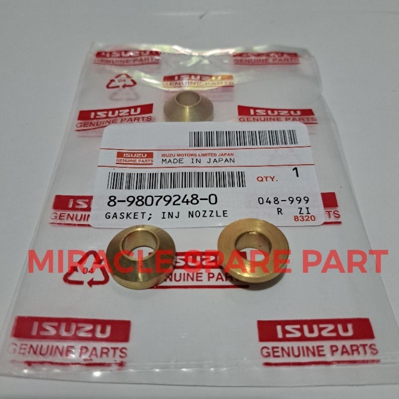 Jual Ring Gasket Nozzle Nossel Injector Isuzu NMR81 GIGA FRR FTR FVM ...