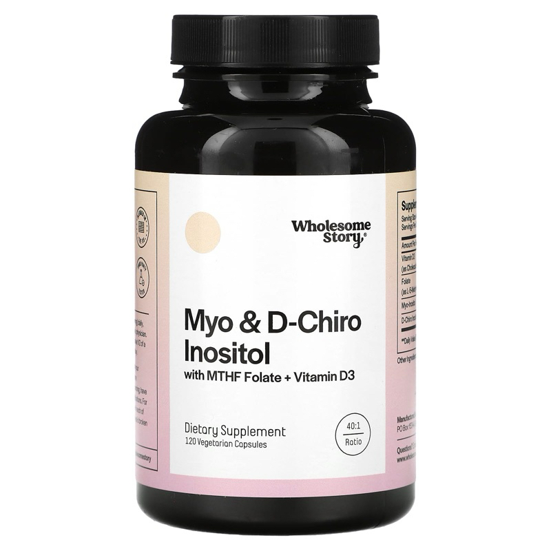 Jual Wholesome Story Myo-Inositol & D-Chiro Inositol with MTHF, Folate ...