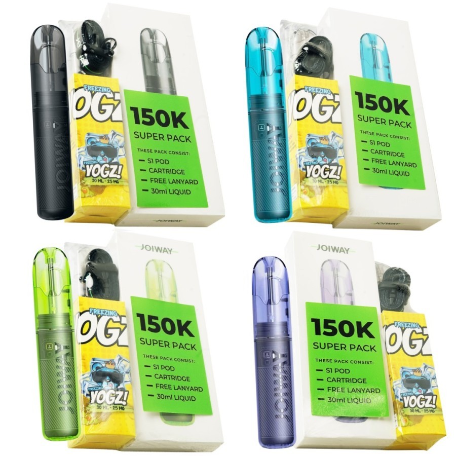 Jual JOIWAY S1 POD KIT SUPER PACK (RANDOM COLOR FOR POD) | Shopee Indonesia