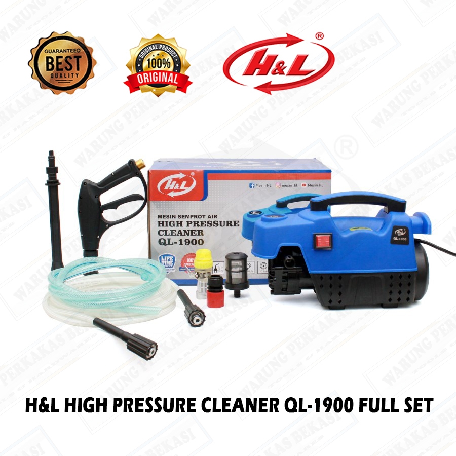 Jual H&L Jet Cleaner QL-1900 Alat Semprot Air Mesin High Pressure Steam ...