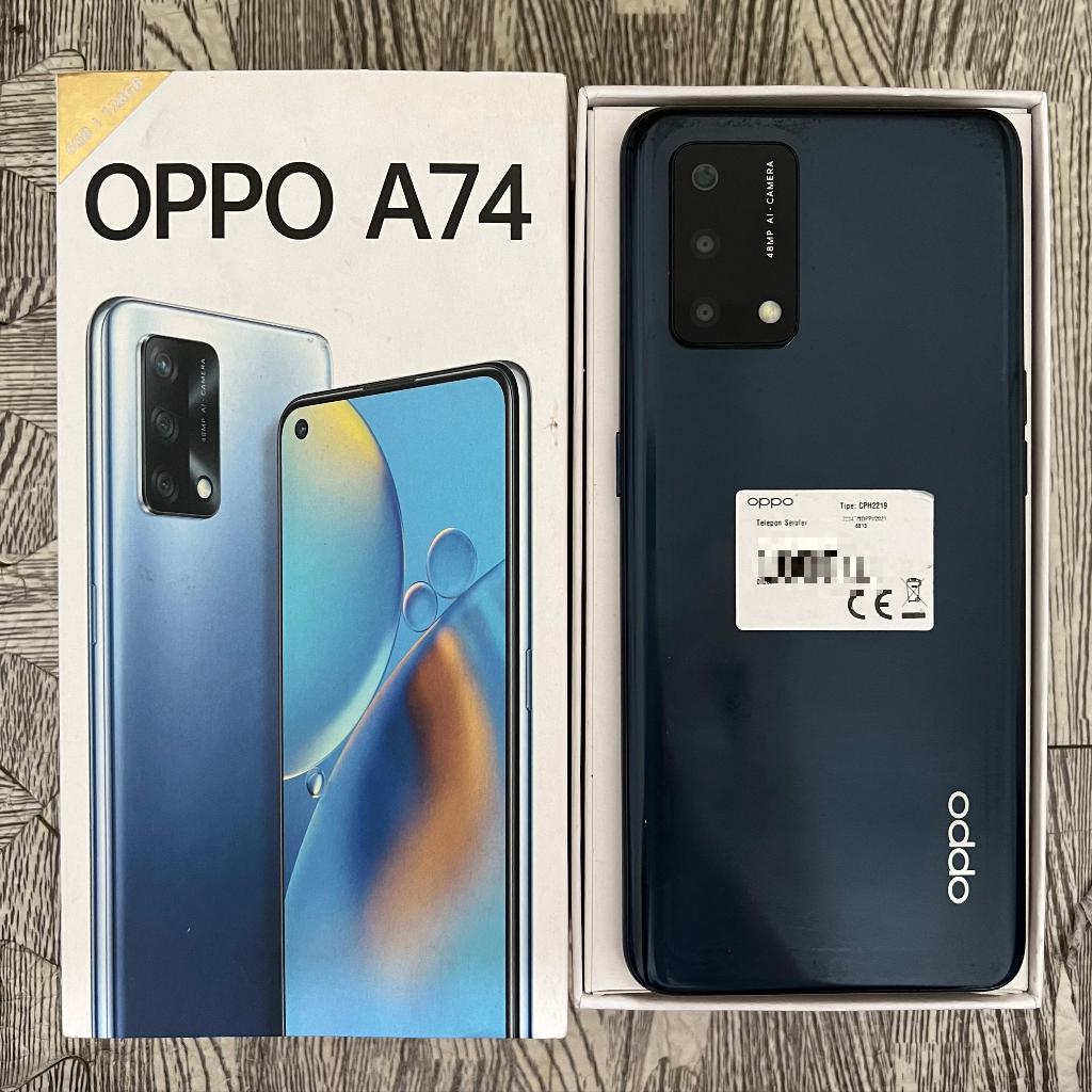 Jual Oppo A74 6/128gb Second Fullset Resmi | Shopee Indonesia