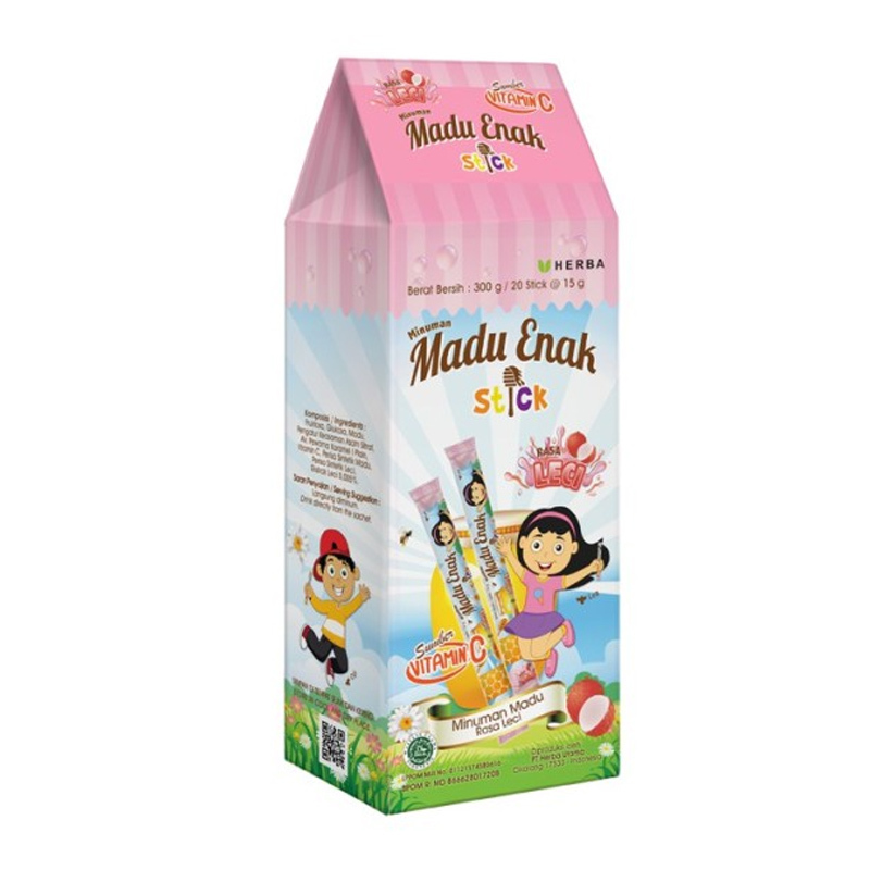Jual Madu Enak Stick Rasa Leci Box (20 Stick @ 15gr) | Shopee Indonesia