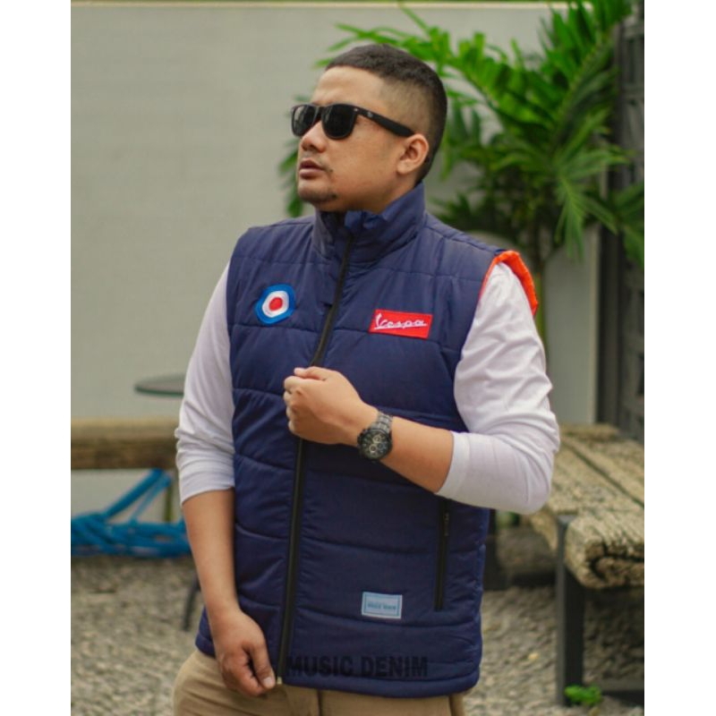 Jual Rompi (Vest) Piaggio VESPA / rompi motor penahan angin / rompi ...