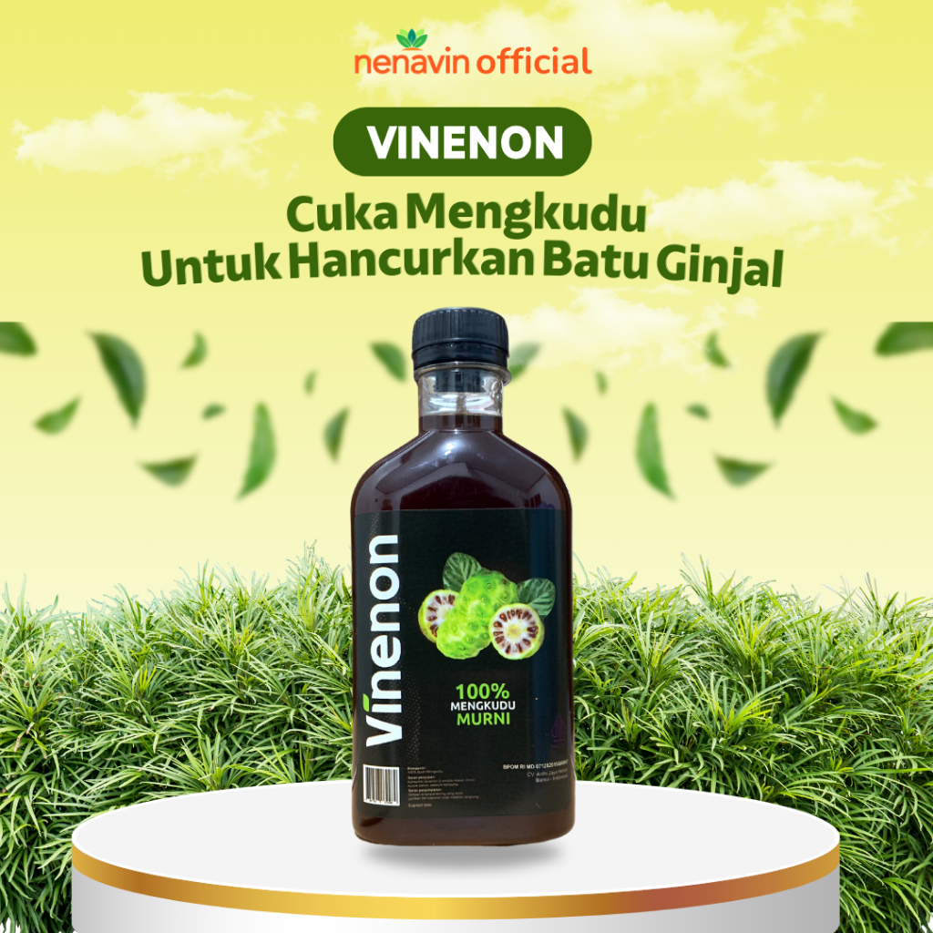 Jual Vinenon - Cuka Mengkudu - Ampuh Hancurkan Batu Ginjal - Melancar ...