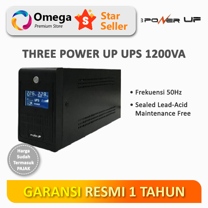 Jual UPS 3 POWER UP 1200VA | Shopee Indonesia