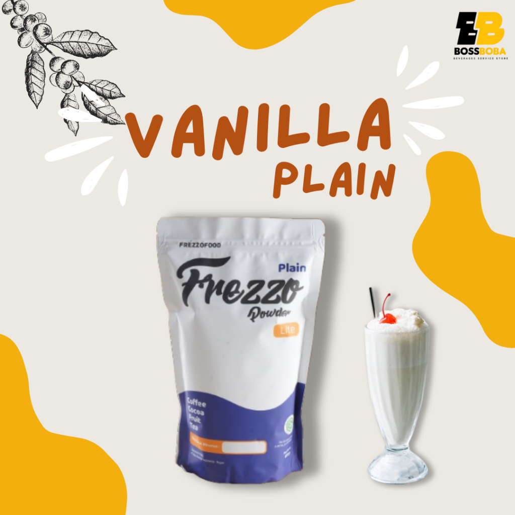 Jual Bubuk Minuman Rasa Vanilla Plain Frezzo Powder Lite 500Gr/Minuman ...