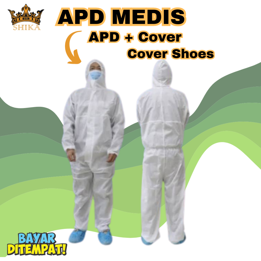 Jual baju APD hazmat/baju hazmat suit/coverall hazmat suit/baju ...