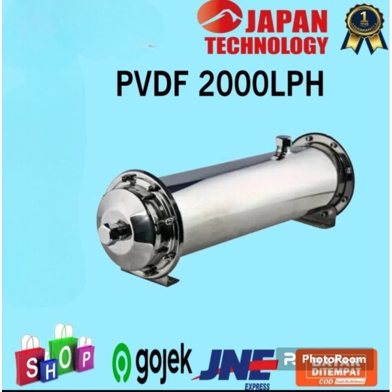 Jual PVDF 2000LPH ULTRAFILTRASI FILTER MEMBRANE 304 STAINLESS STEEL ...