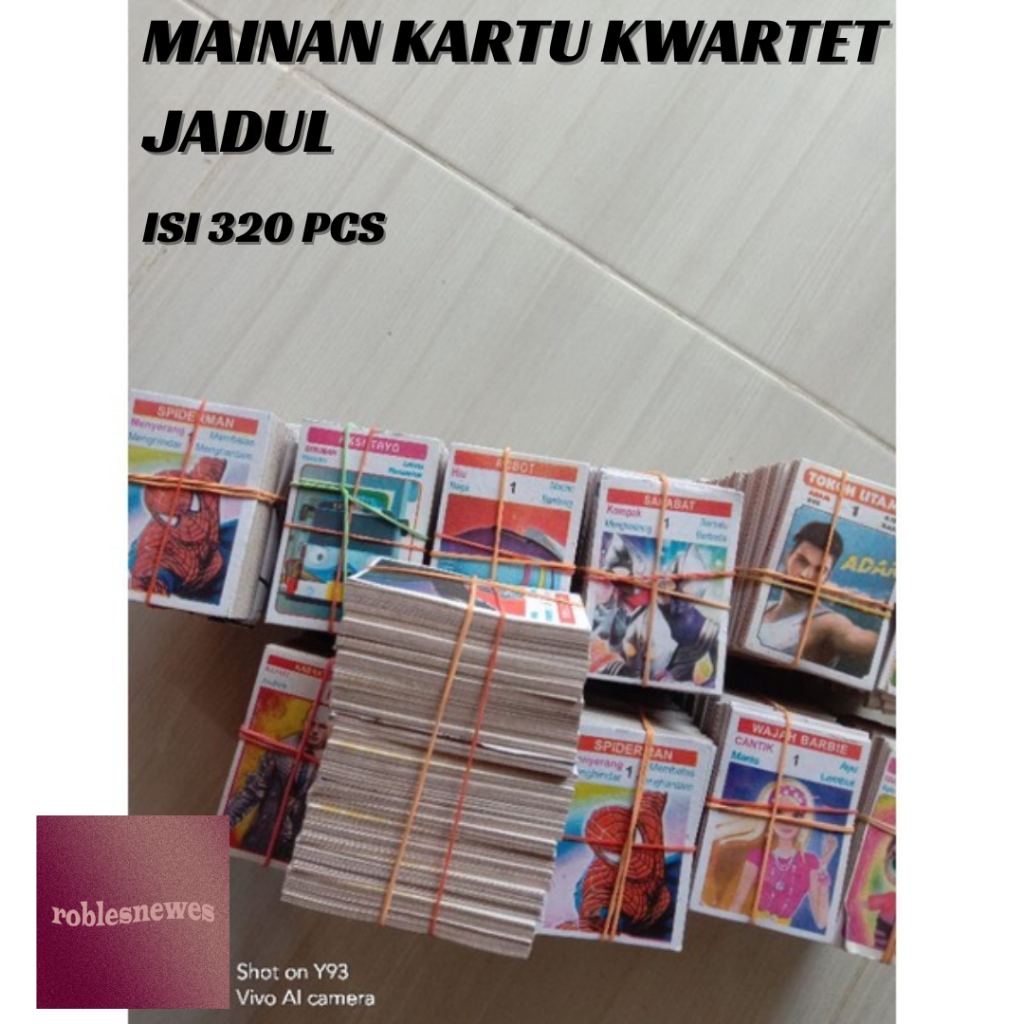Jual Mainan Anak Kartu Kuartet isi 320 Lembar Kartu Kwartet Kartu ...