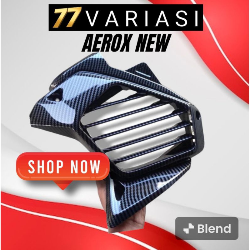 Jual COVER RADIATOR AEROX NEW CARBON AEROX CONECTED CARBON ️radiator ...