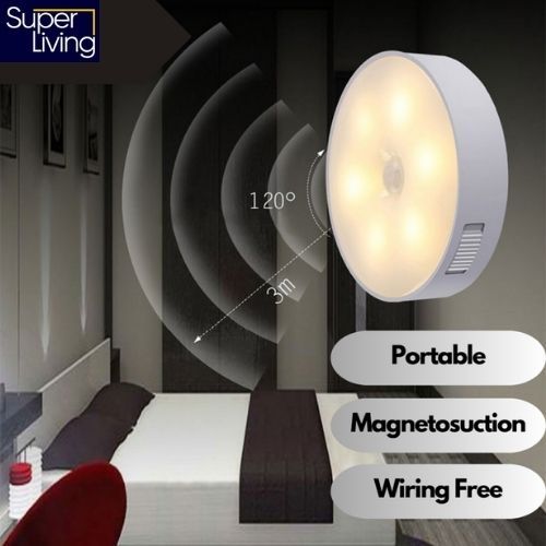 Jual Lampu Smart LED Otomatis Sensor Gerak dan Cahaya Rechargeable ...